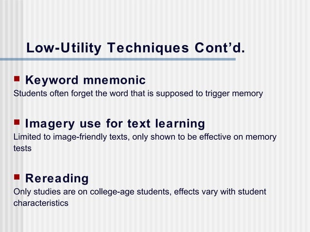 Most effective study techniques | PPT