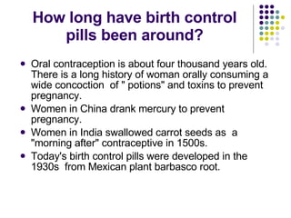 Birth Control Pills | PPT
