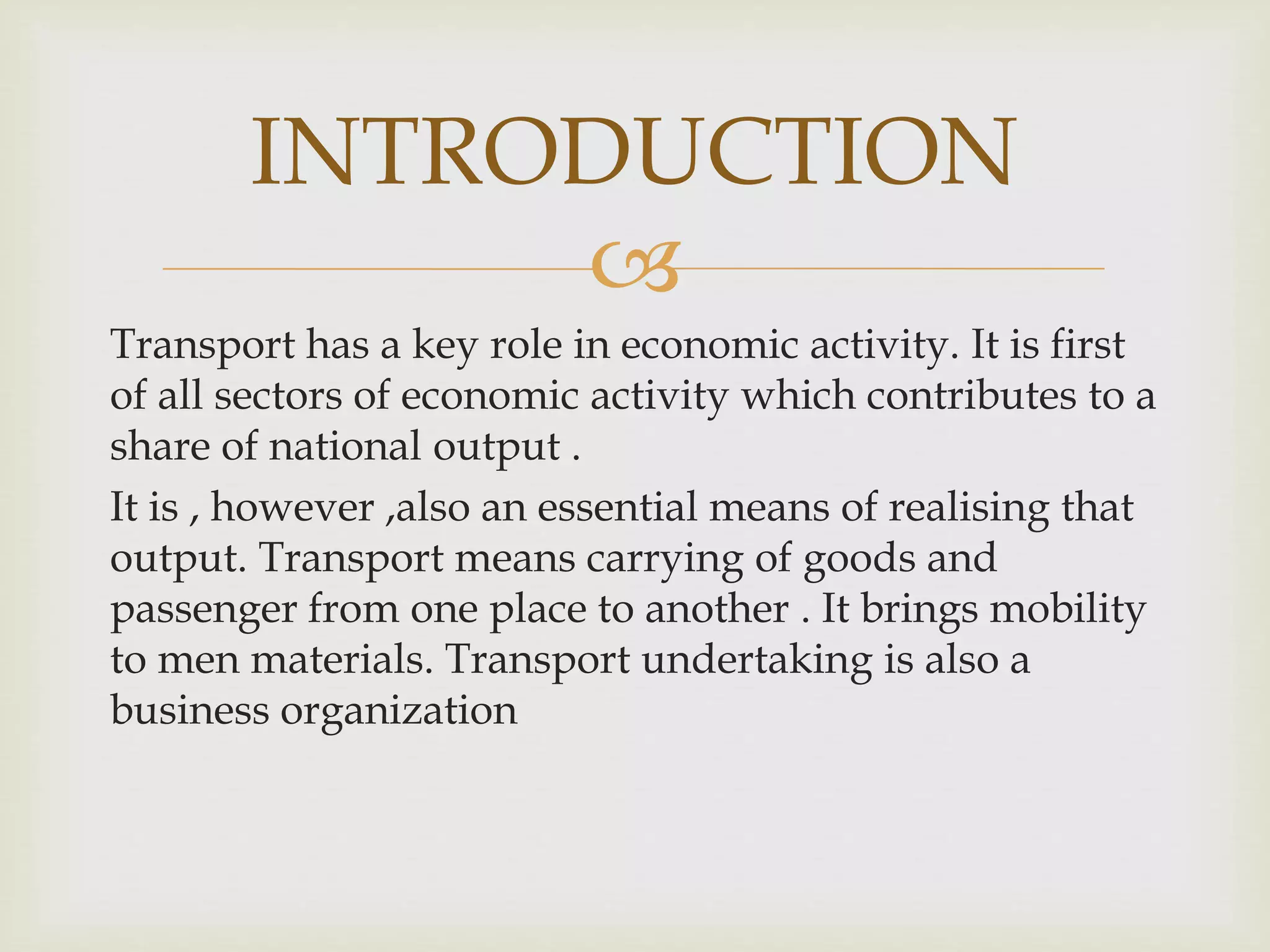 Transport Accounting | PPTX