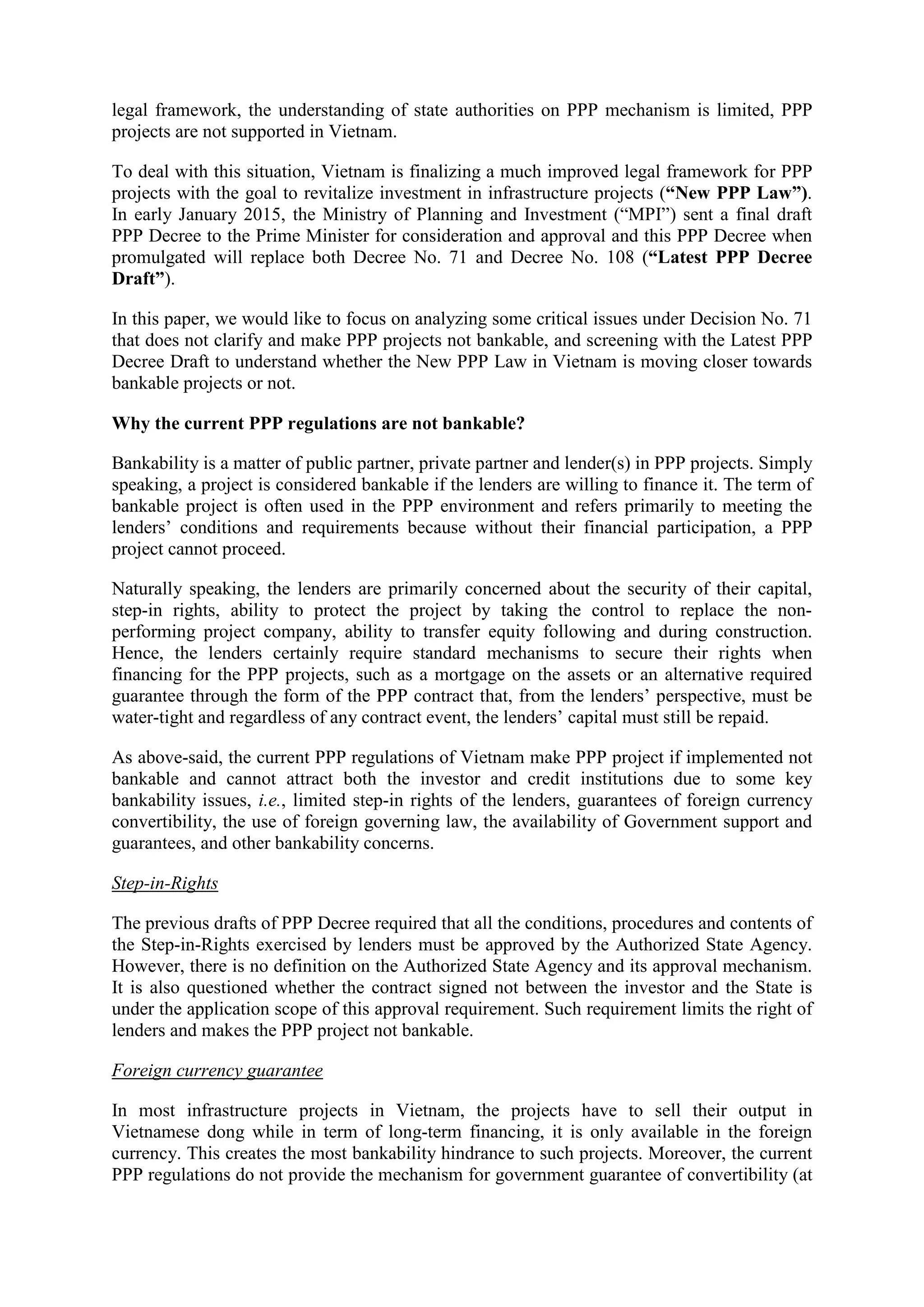 New PPP laws in Vietnam | PDF