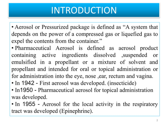 Propellants | PPTX | Lung and Respiratory Health | Diseases and Conditions