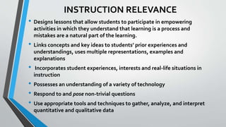 RESEARCH INPUT, SCIENCE TEACHER AS A RESEARCHER, THRUST AREAS IN ...