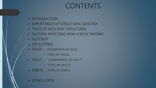 STRUCTURAL GEOLOGY | PPTX