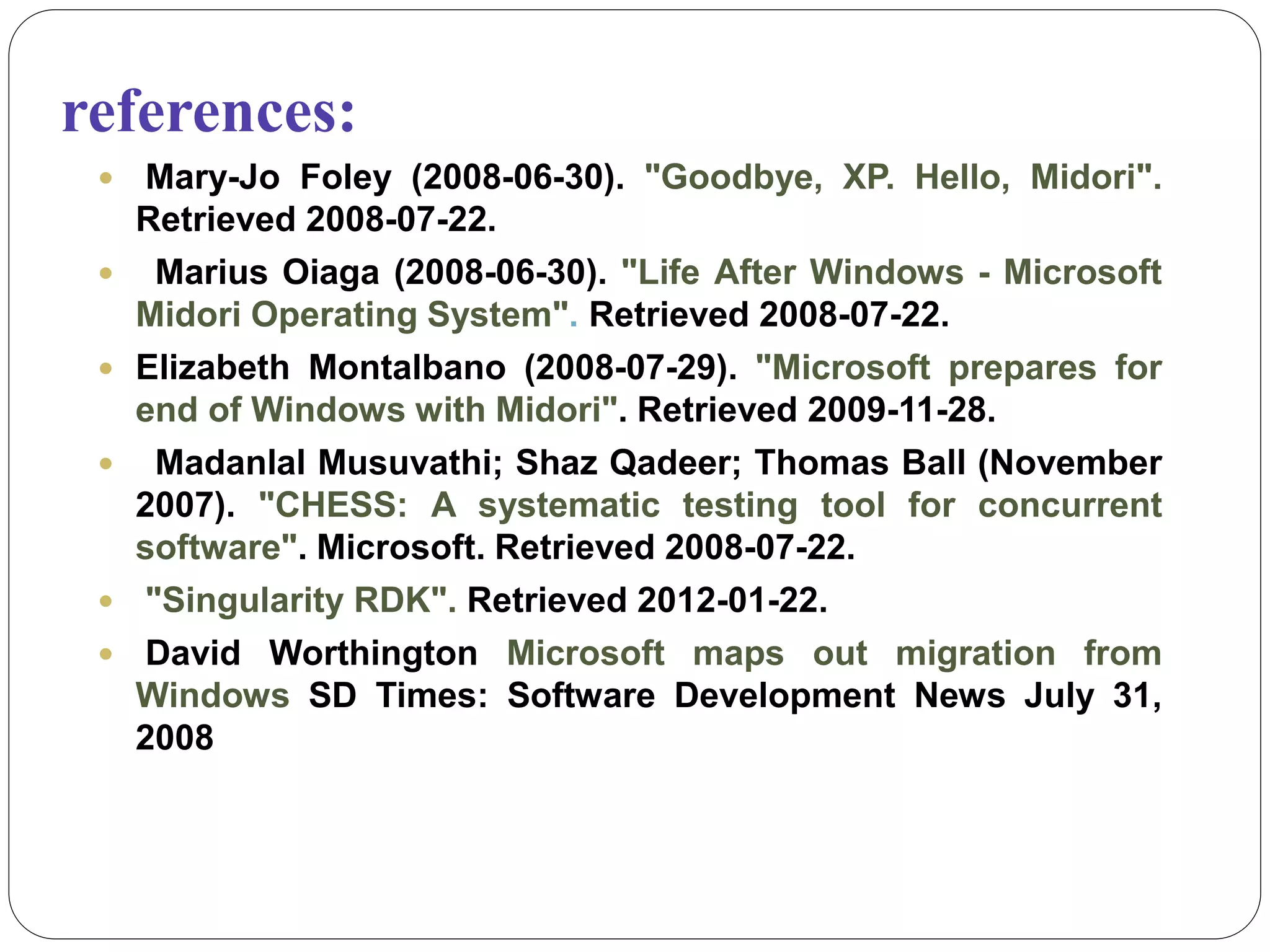 Midori -Cloud Base Operating System Forget Windows | PPTX | Operating ...