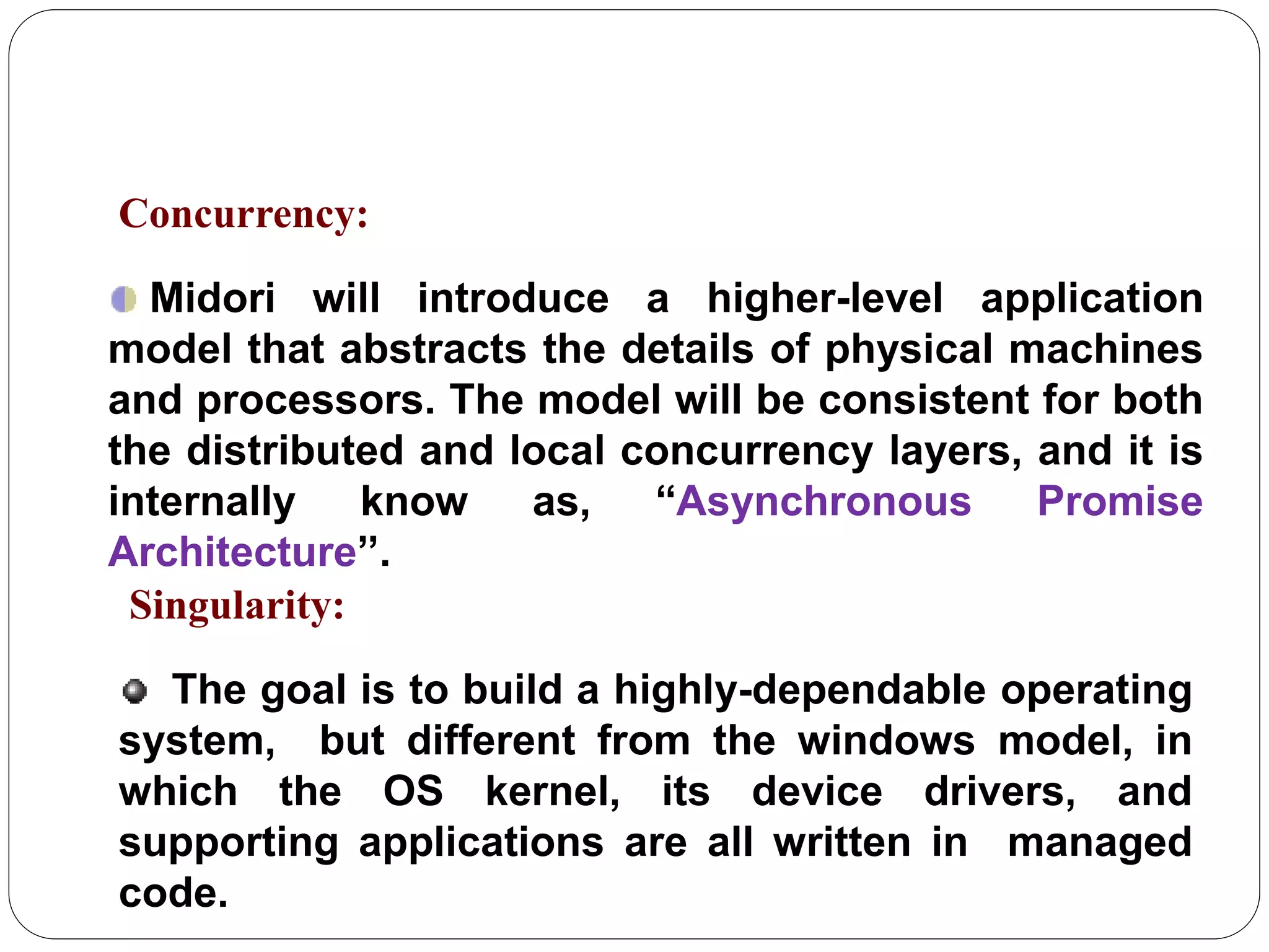 Midori -Cloud Base Operating System Forget Windows | PPTX