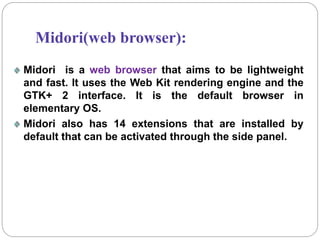 Midori -Cloud Base Operating System Forget Windows | PPTX