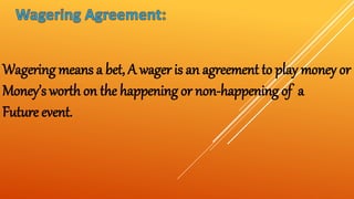 Void Agreement in Business Law | PPTX