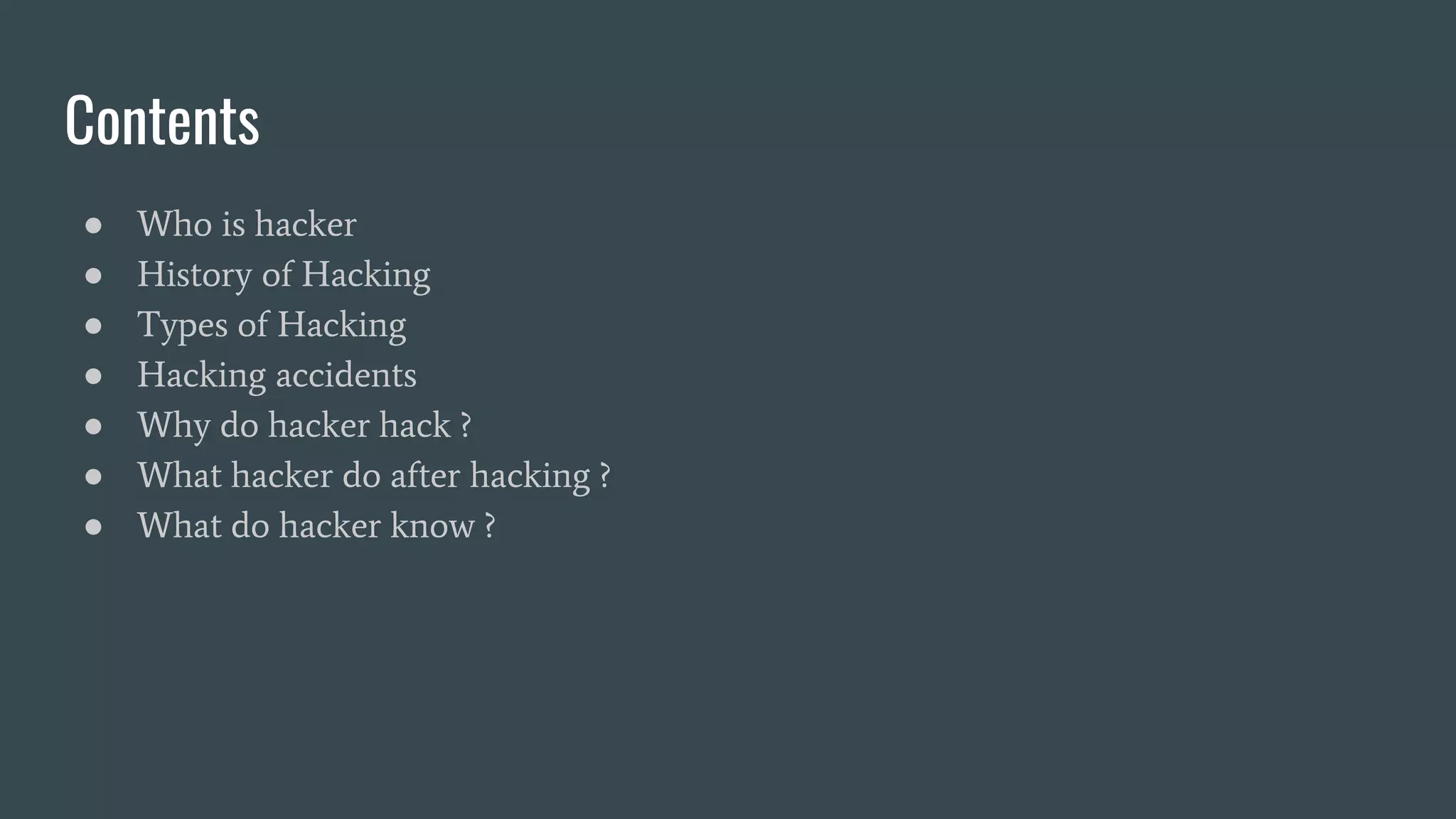 Hacking its types and the art of exploitation | PPTX