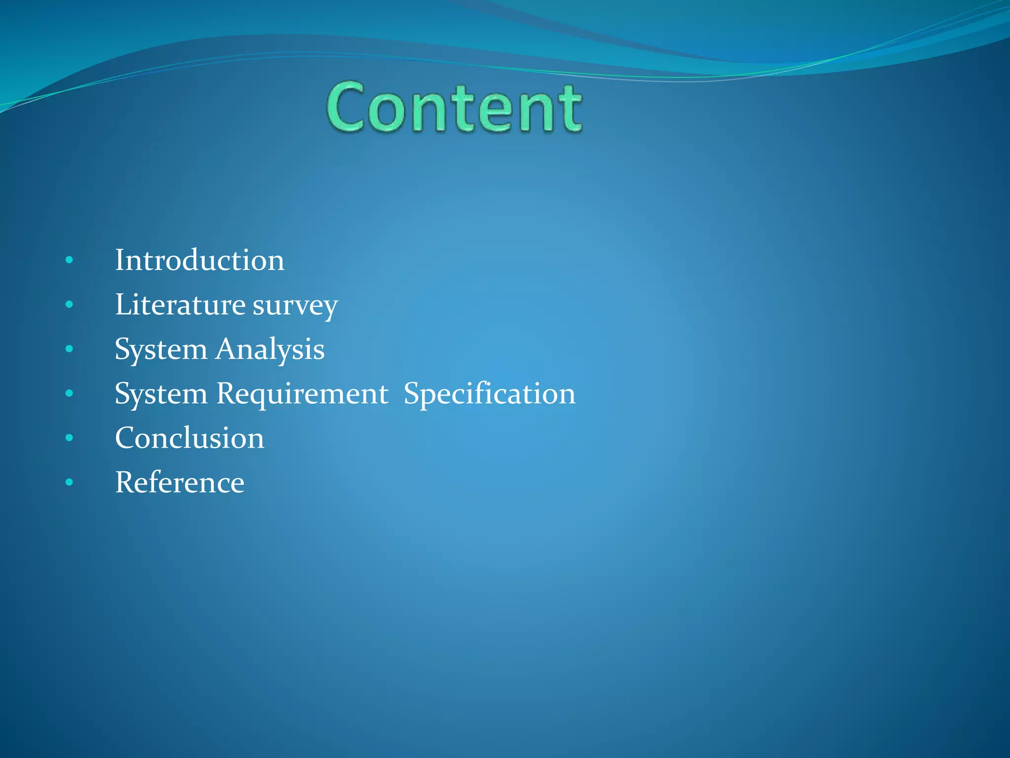 Smart irrigation System | PPTX