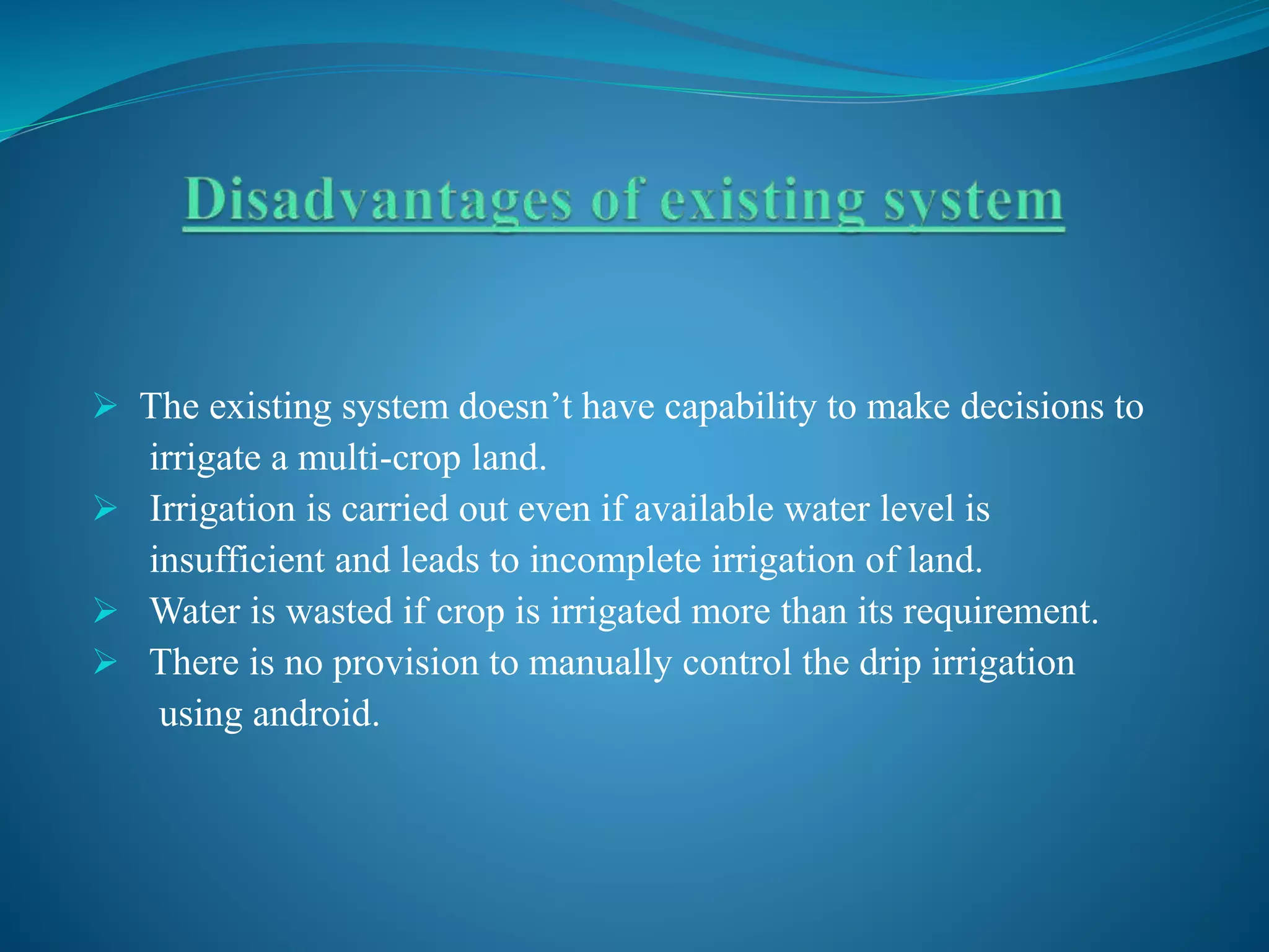 Smart irrigation System | PPTX