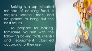 tools, utensils and equipment used in preparing | PPTX