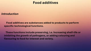 Food Microbiology, Food Additives, preservation, food contamination ...