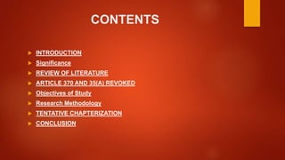 Indian policy on Jammu and Kashmir continuity and change | PPT