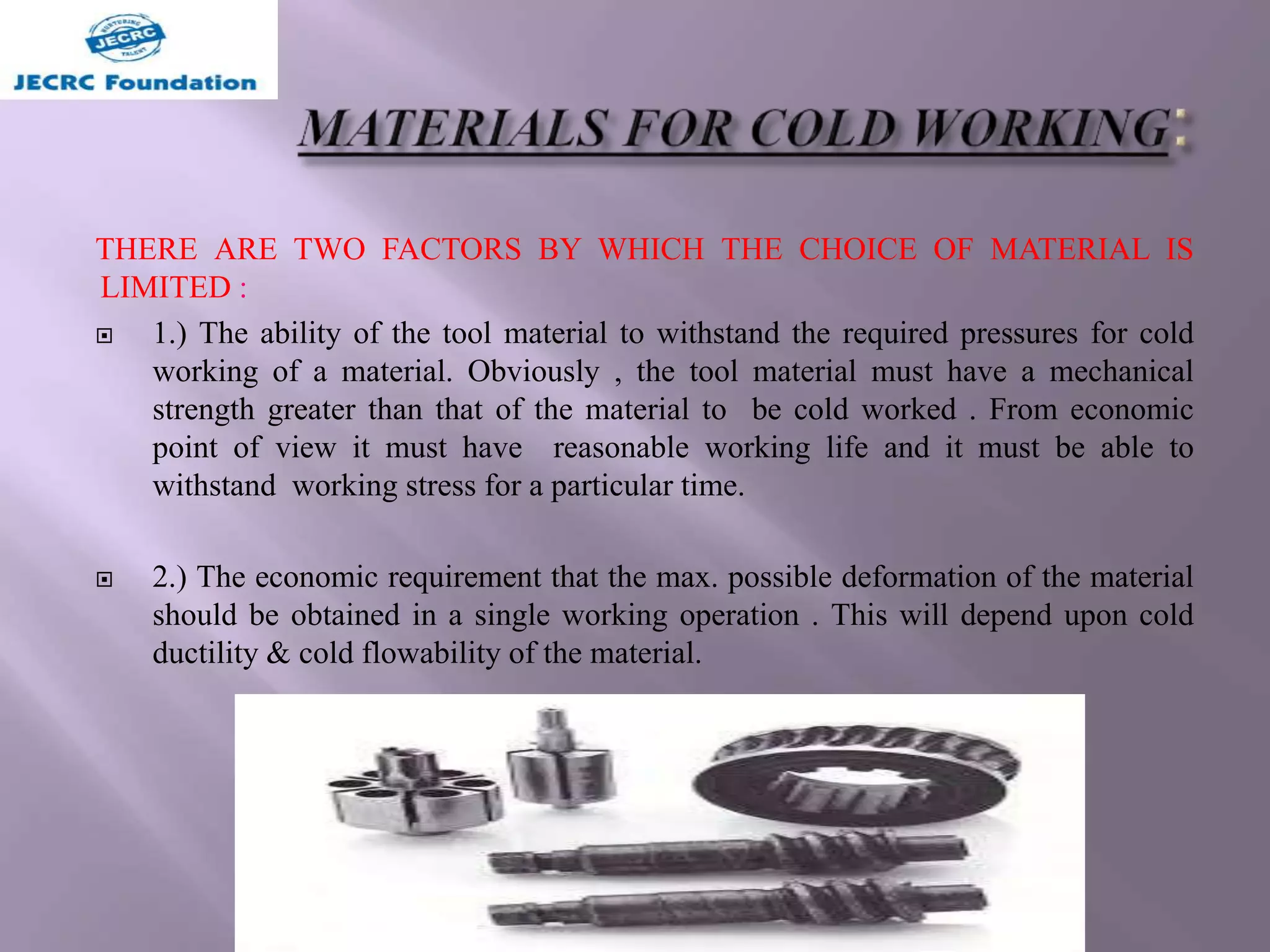 New ppt cold working process | PPTX