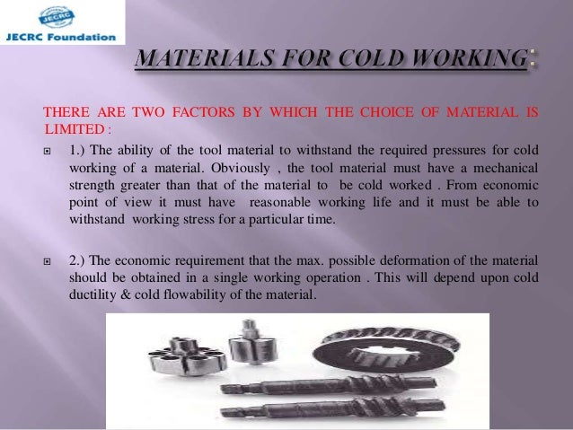 New ppt cold working process