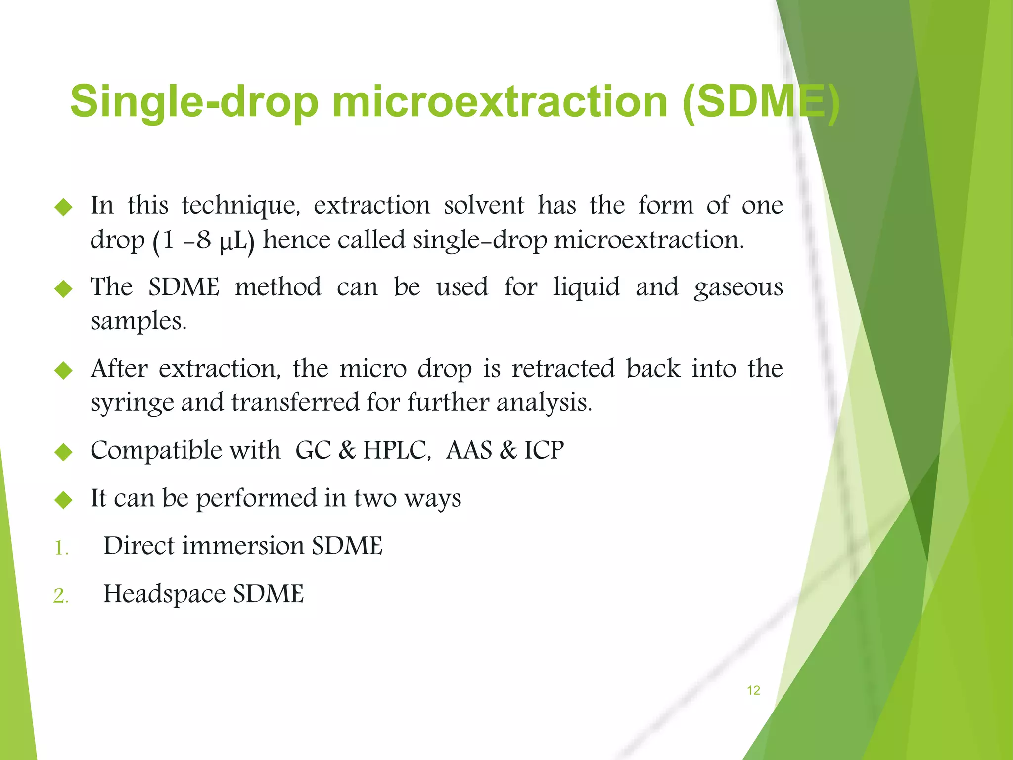 Microextraction | PPTX