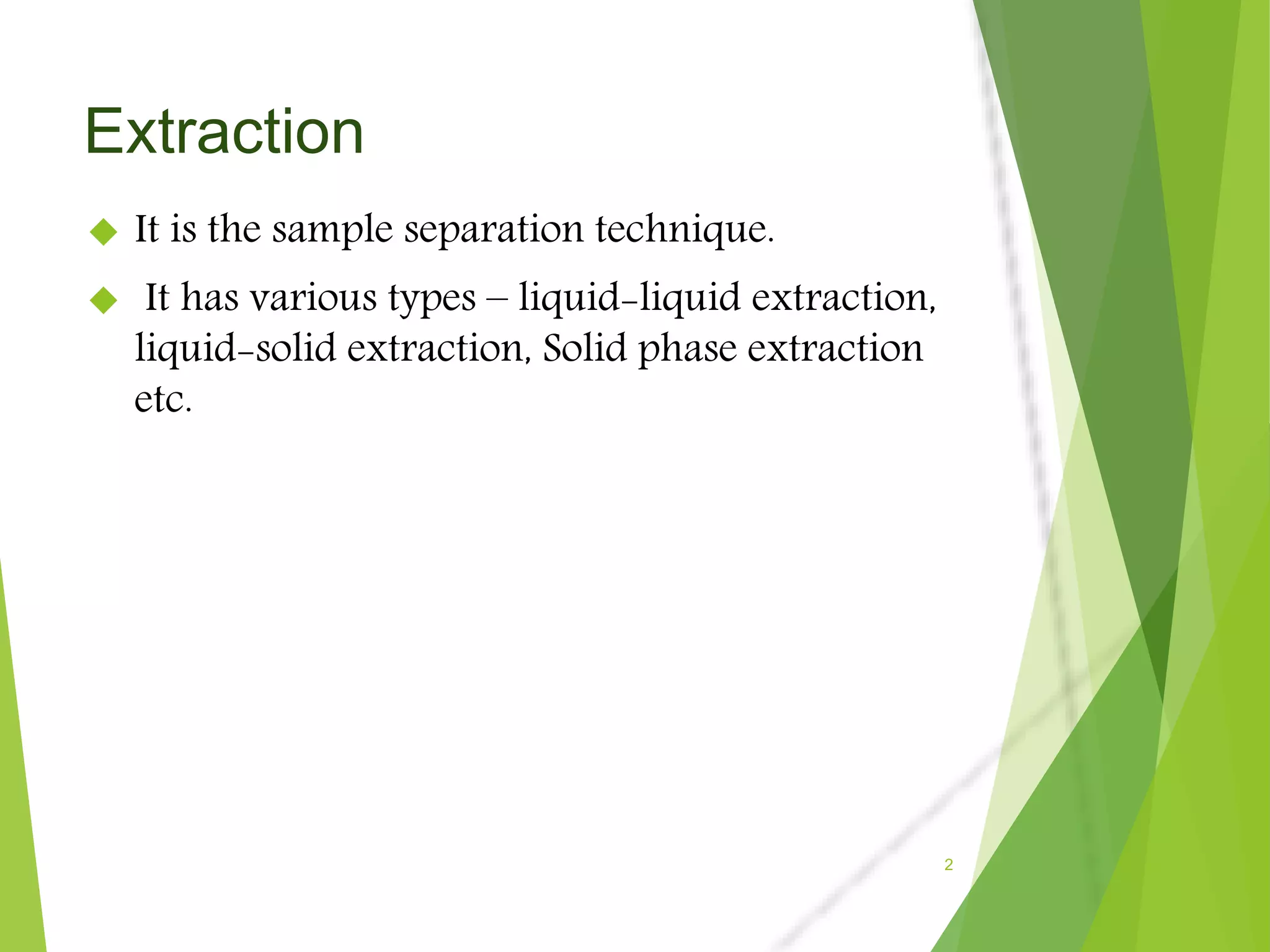 Microextraction | PPTX
