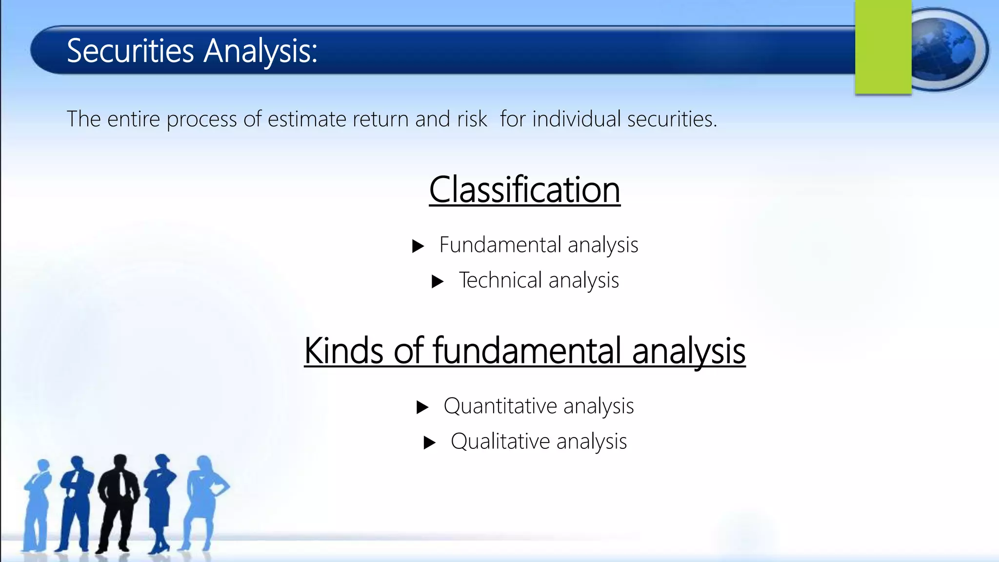 securities Analysis & stock market behaviour | PPT