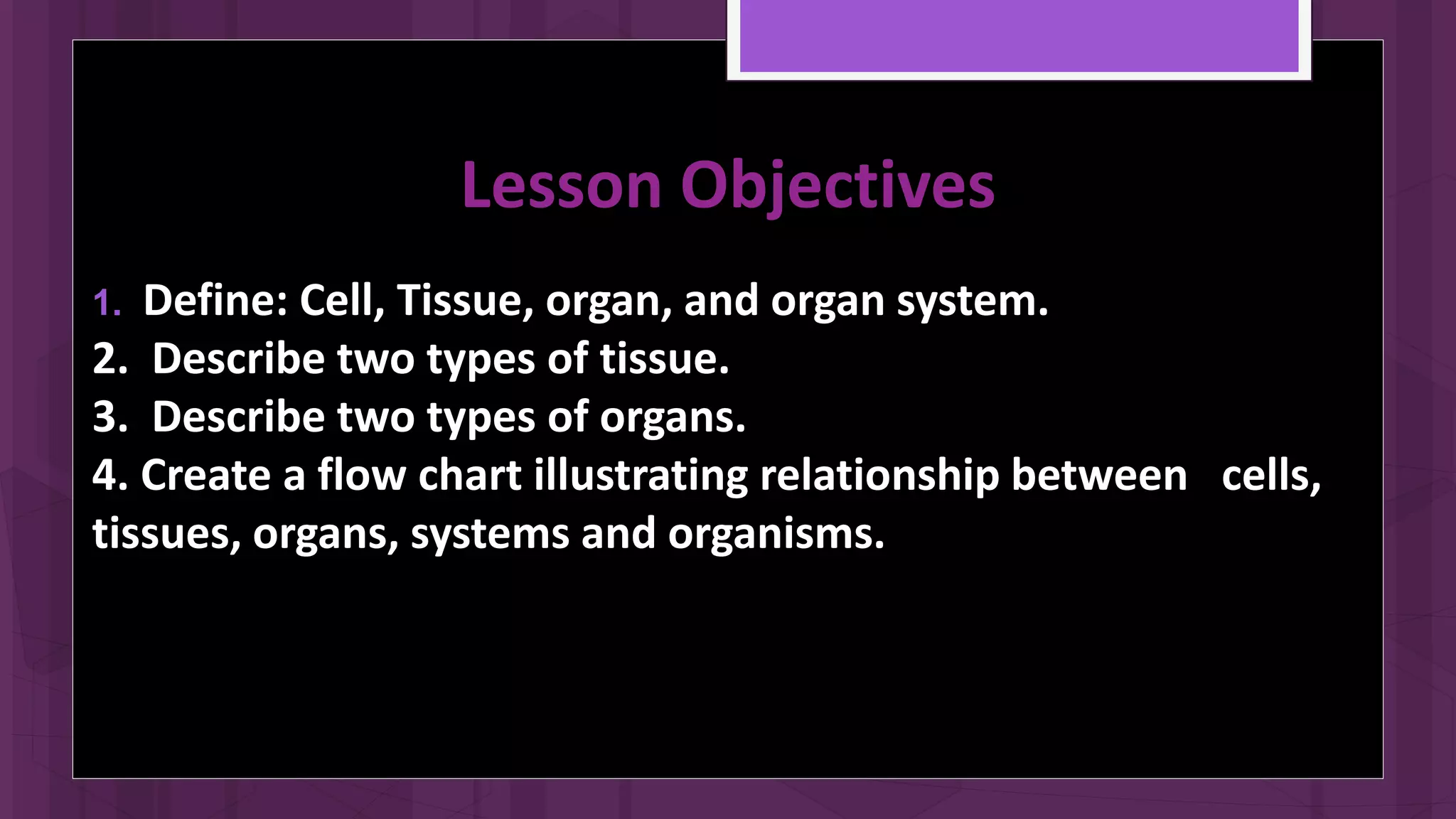 ppt from cell to organisms | PPT
