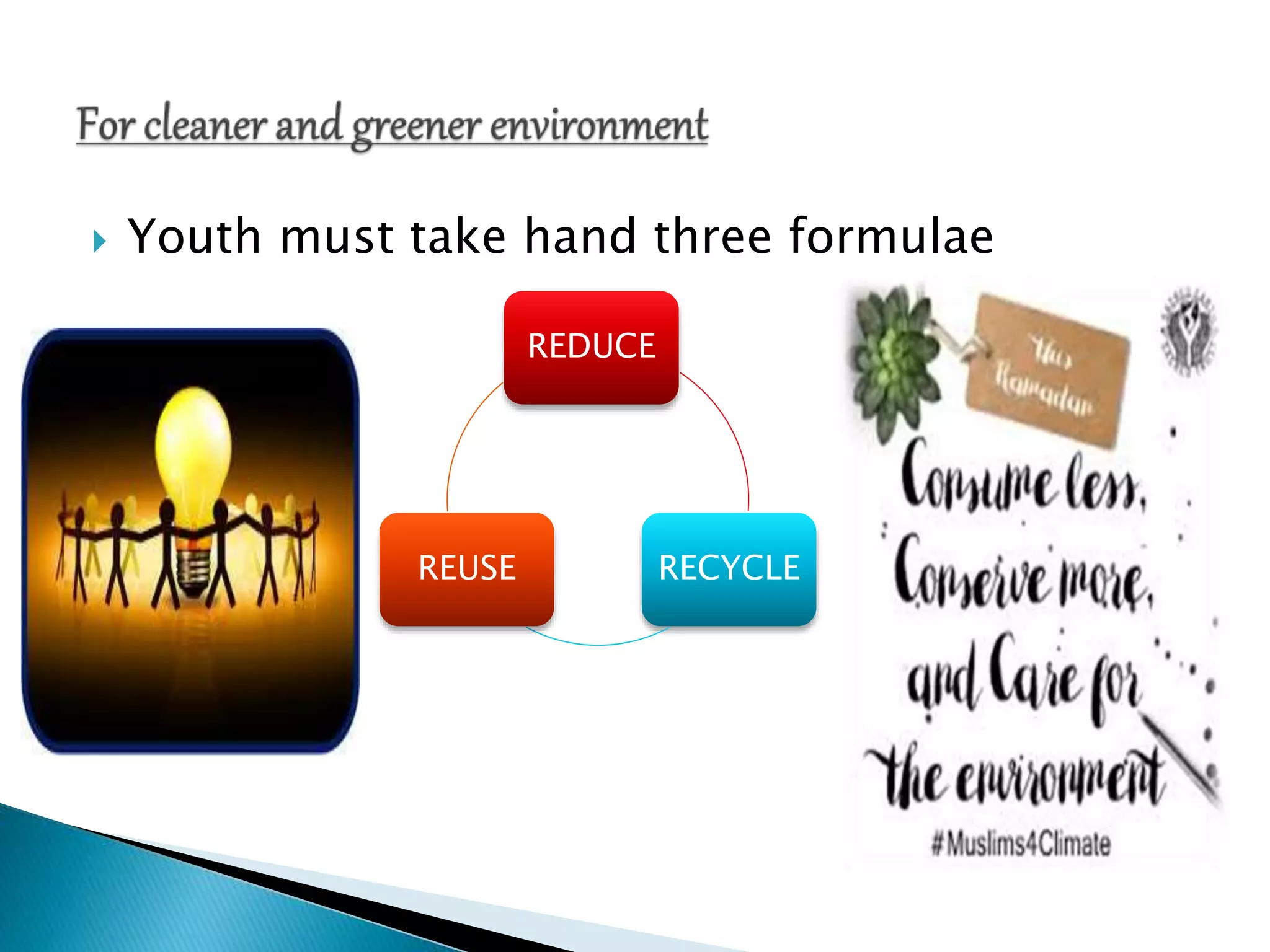 role of youth in cleaner and greener environment | PPTX