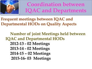 INTERNAL QUALITY ASSESSMENT CELL IN THE COLLEGE | PPTX