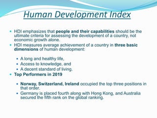 Human Development Index presentation - Slideshare | PPTX