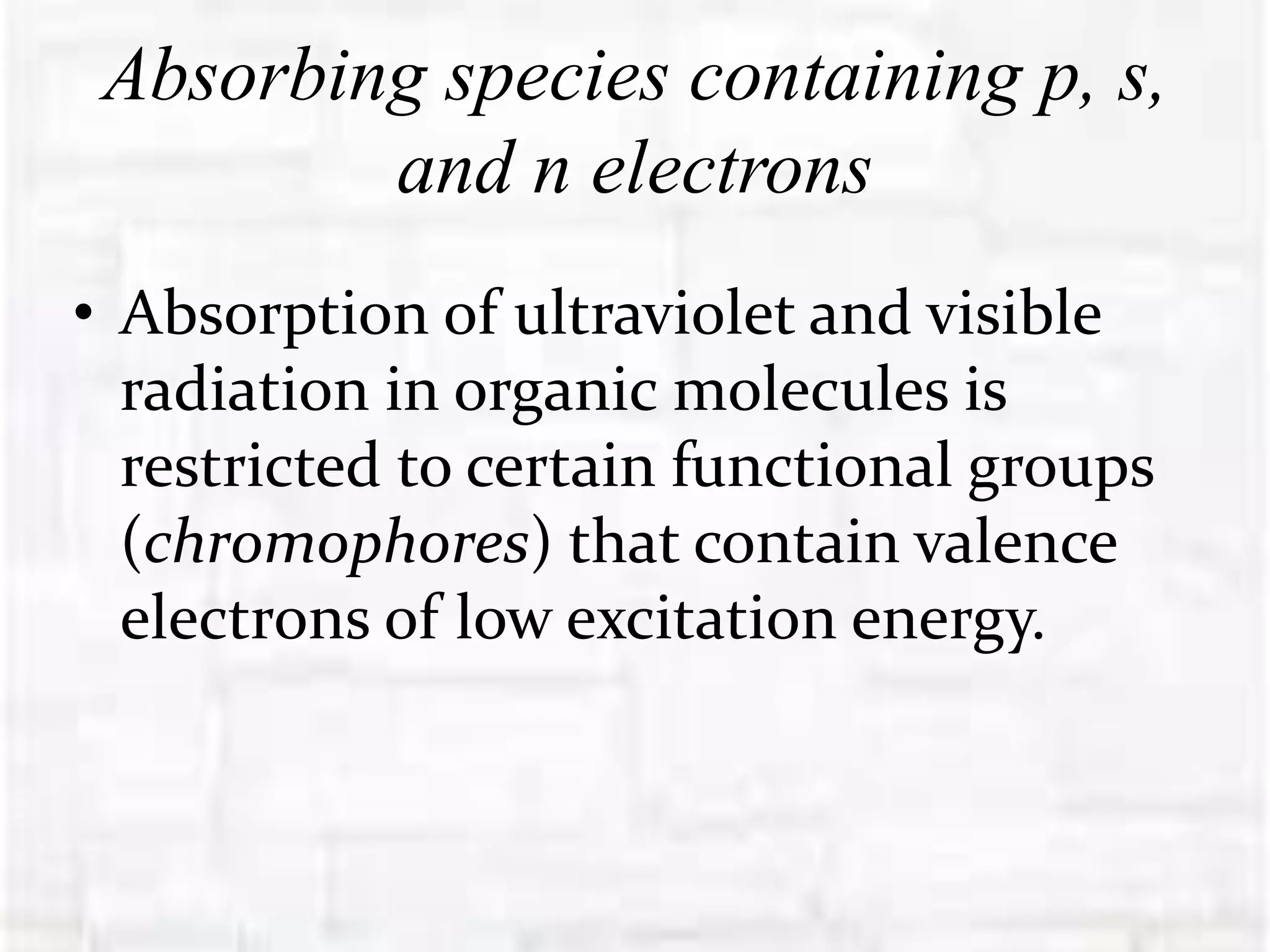uv -visible spectroscopy | PPTX