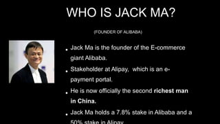 Presentation on Jack Ma | PPTX