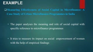 Social Capital for Better Community Living | PPTX