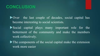 Social Capital for Better Community Living | PPTX