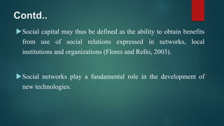 Social Capital for Better Community Living | PPTX