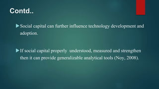 Social Capital for Better Community Living | PPTX
