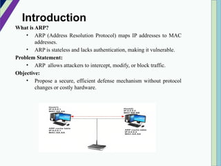 An effective approach to detect and prevent ARP spoofing attach on WLAN | PPTX