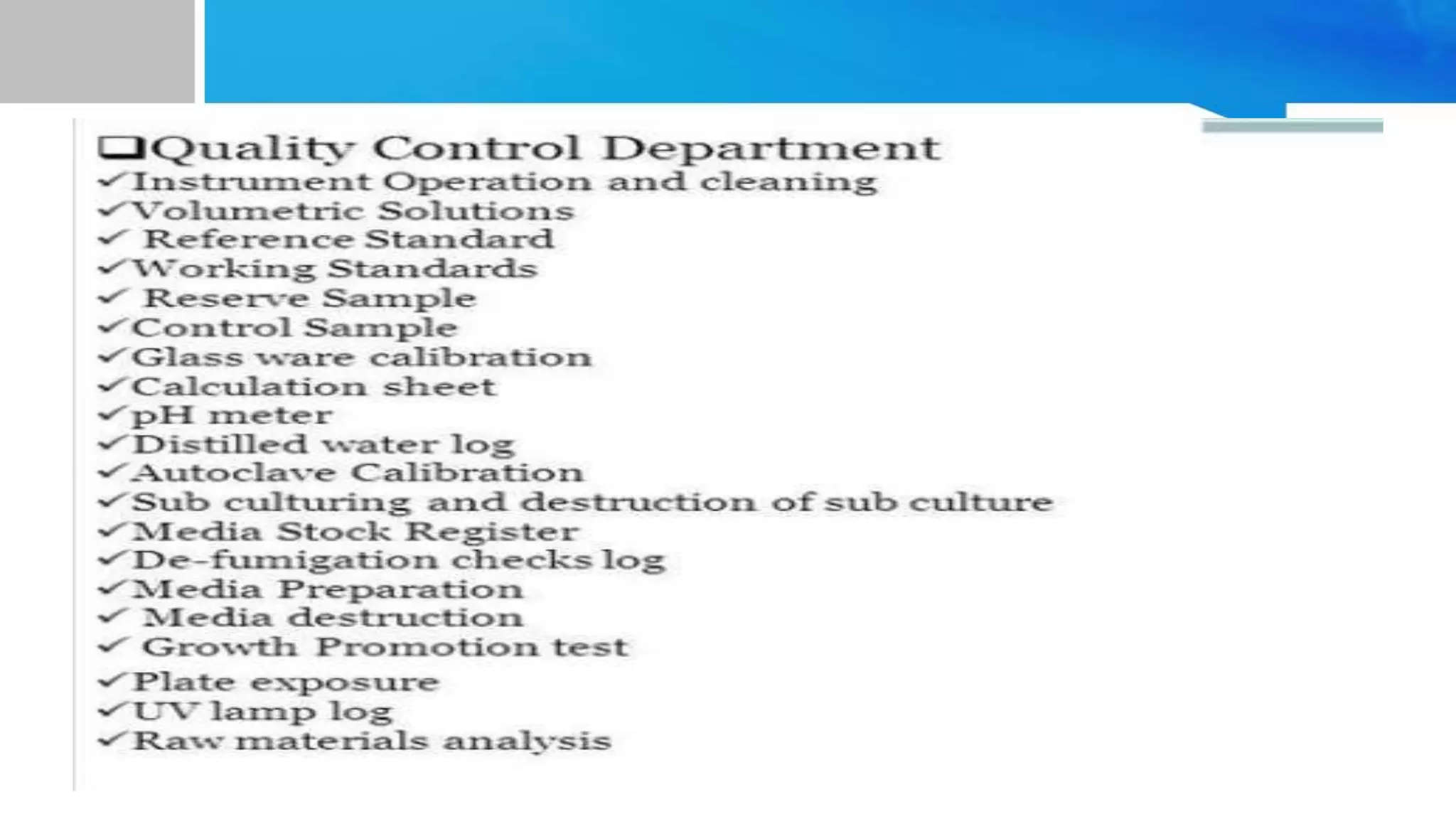 manufacturing and control of dosage forms | PPT