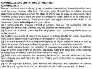 New ppt project auditing file.pdf for bcom | PDF