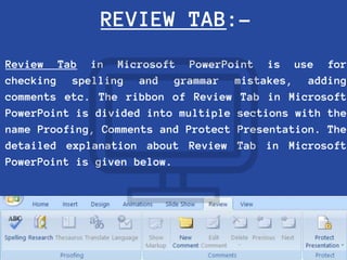 presentation about microsoft power point | PPTX