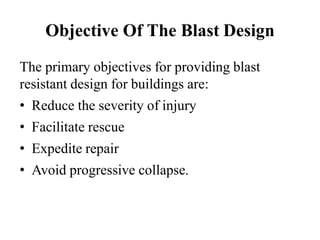 BLAST RESISTING BUILDINGS | PPTX
