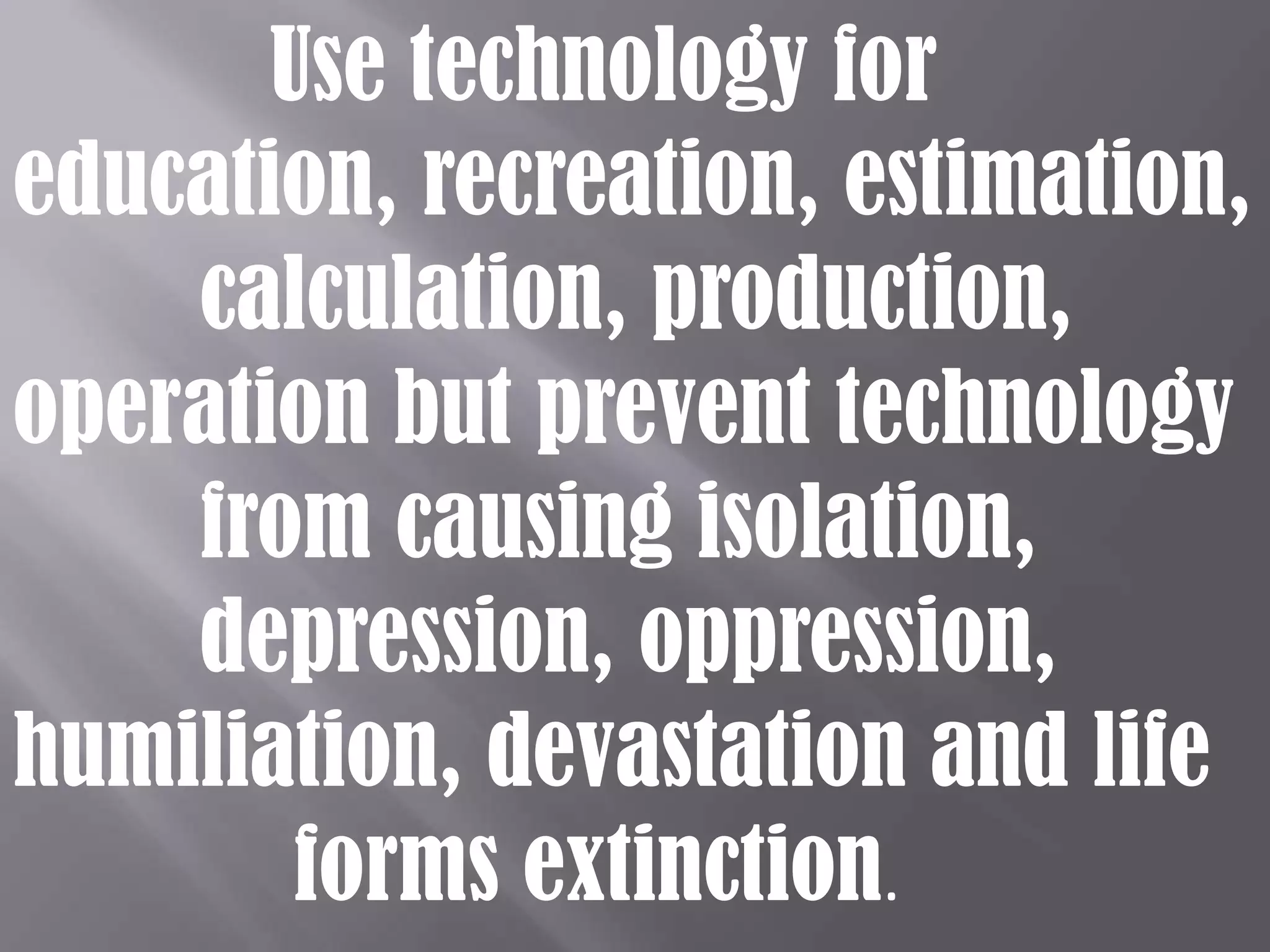 ppt on harmful effects of technology | PPTX