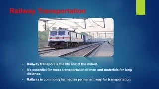 Introduction to componet parts of railway. | PPT