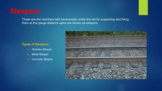 Introduction to componet parts of railway. | PPT