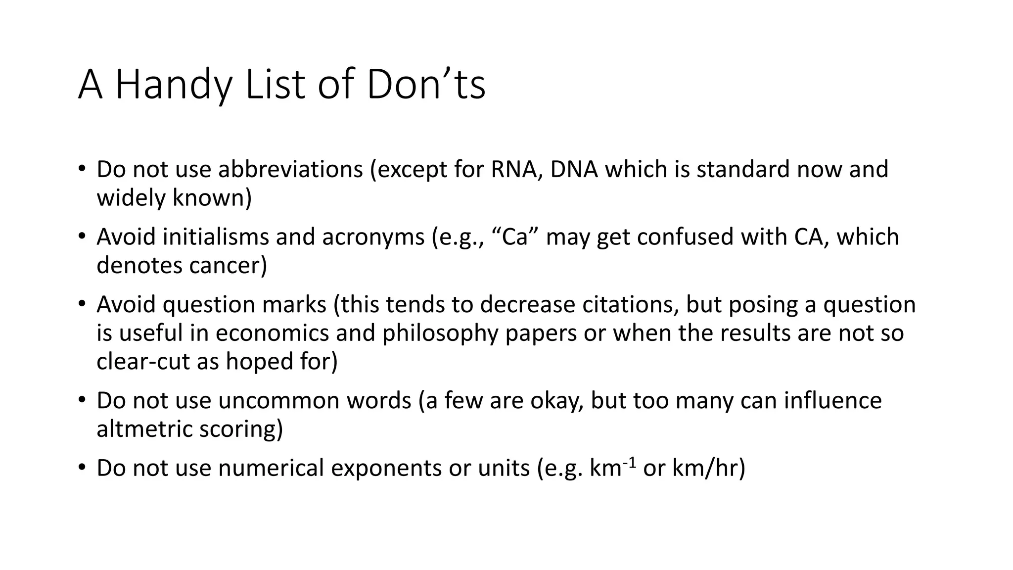 Writing A Research Title | PPTX