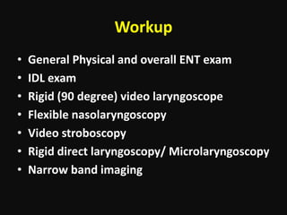 Vocal cord lesions and Phonomicrosurgery | PPTX