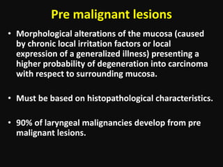Vocal cord lesions and Phonomicrosurgery | PPTX