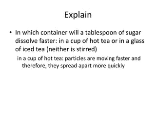 The Particle Theory | PPTX