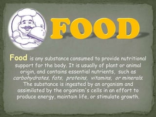 Healthy Food and Unhealthy Food | PPTX