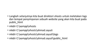Virtual host and certificate authority | PPTX