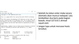 Virtual host and certificate authority | PPTX