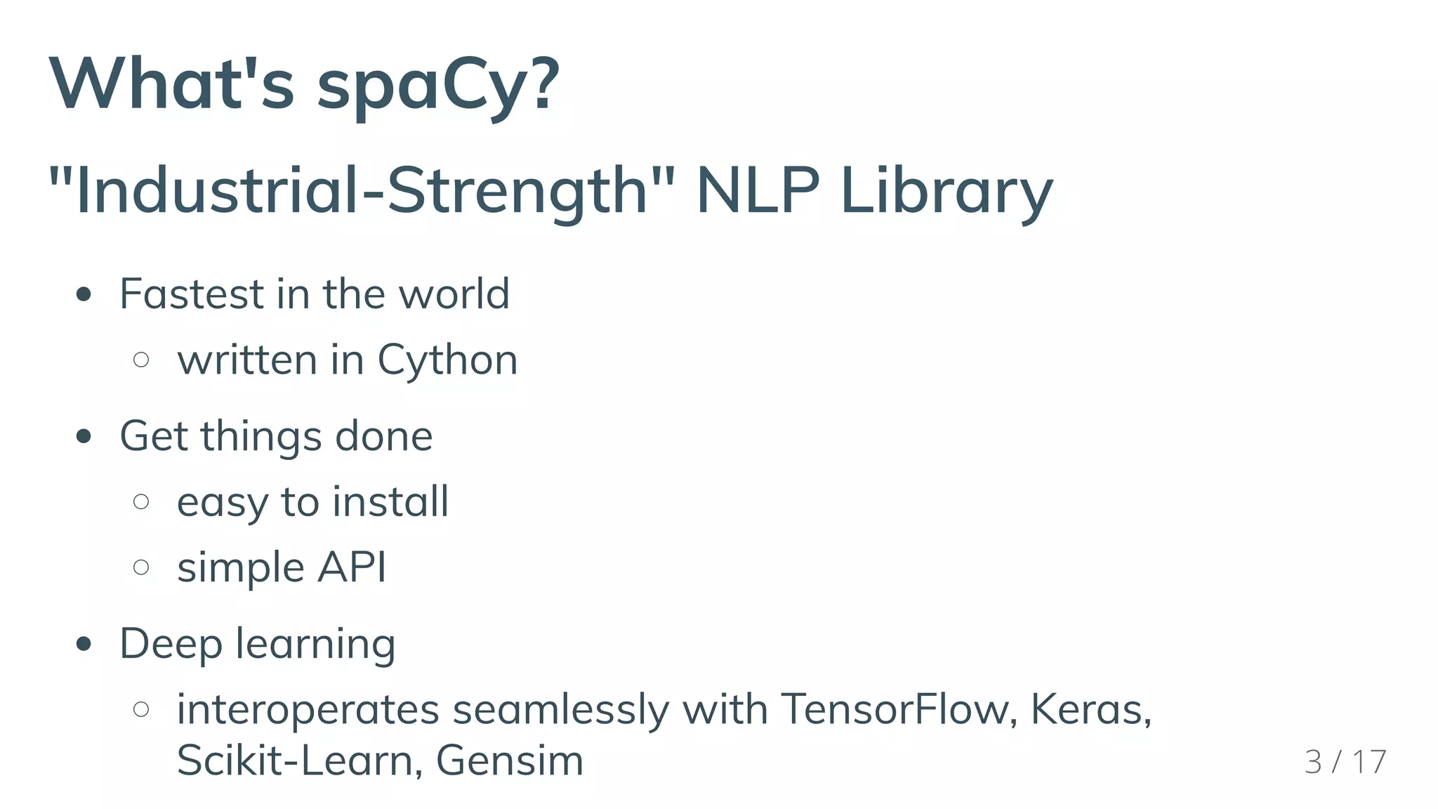 Introduction to spaCy | PDF