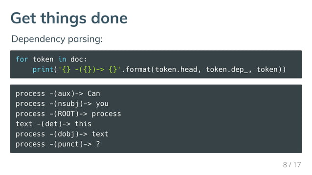 Introduction to spaCy | PDF | Programming Languages | Computing