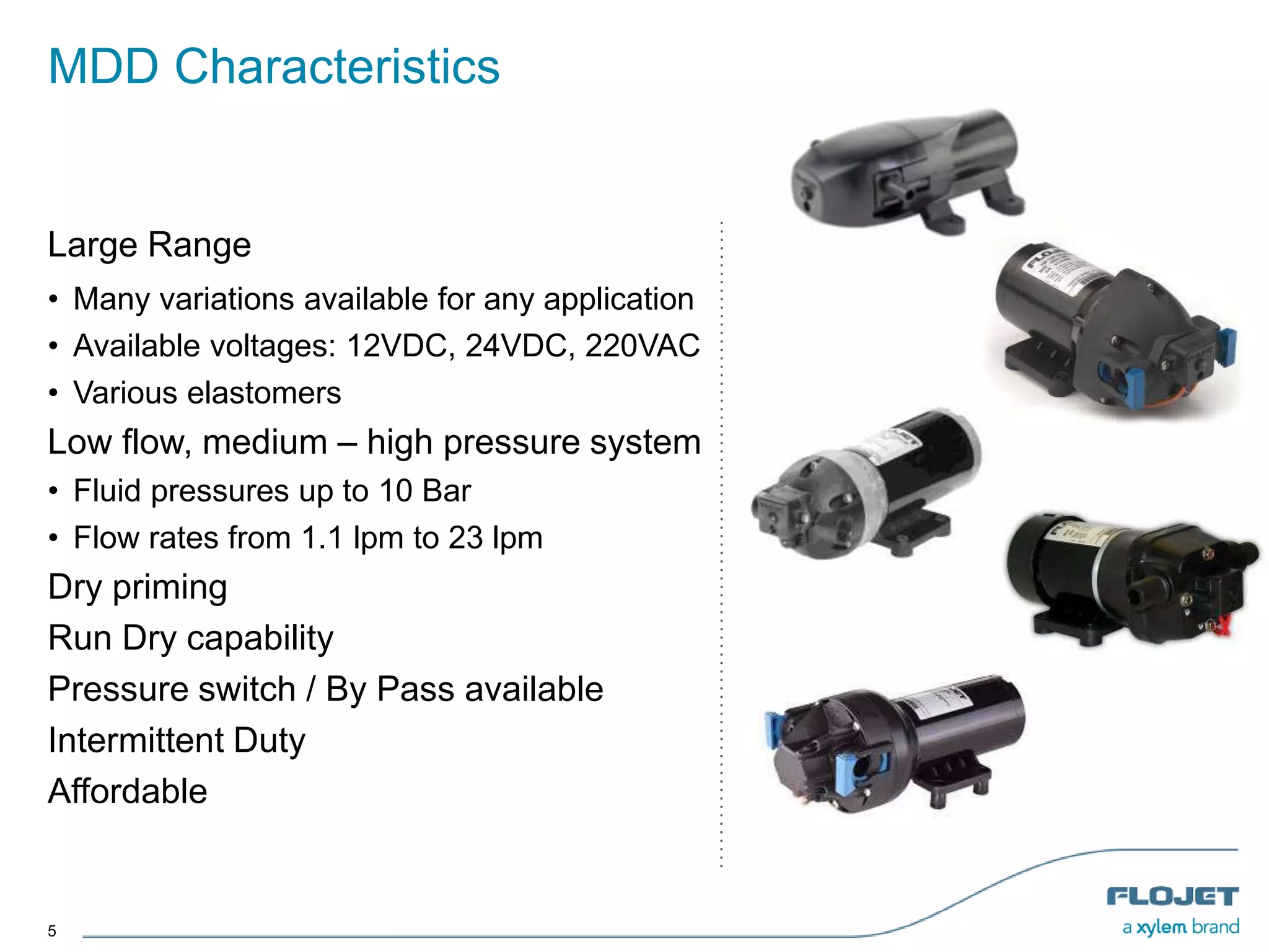 Xylem Specialty Flow Control Industrial Products range | PPTX